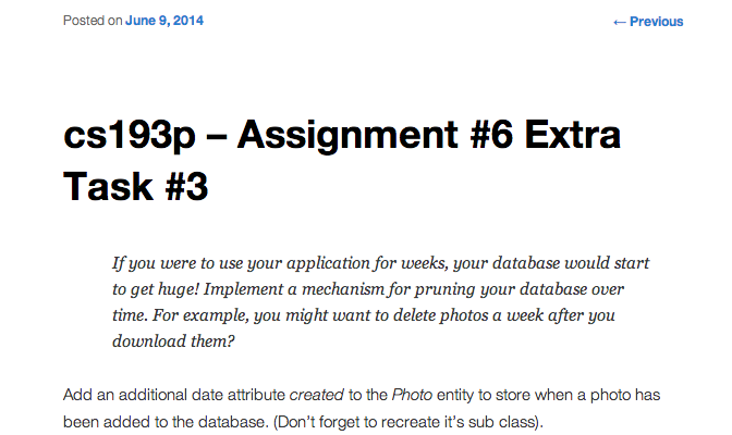 cs193p - Assignment #6 Extra Task #3 - cs193p assignment solutions et al